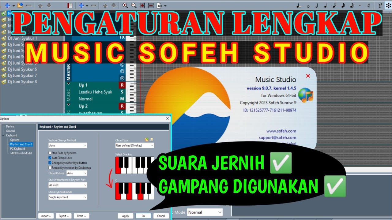 SETTINGAN TERBAIK MUSIC SOFEH STUDIO 2023 I ORG 2024 - YouTube