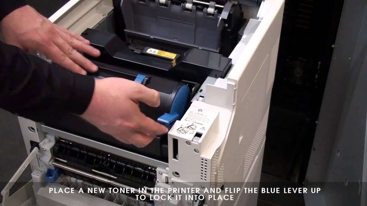 wepa High Capacity B/W Kiosk - Replacing the Toner & Fuser - YouTube