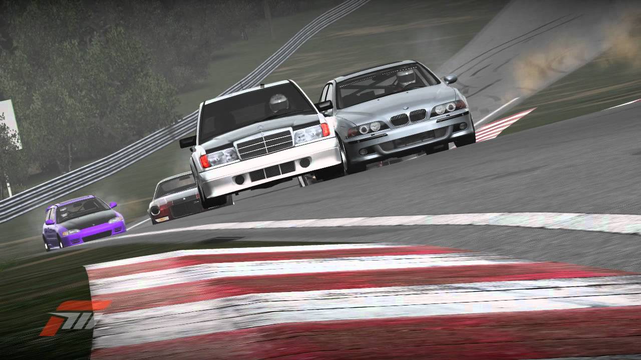 Forza 4 crash on Nürburgring - YouTube