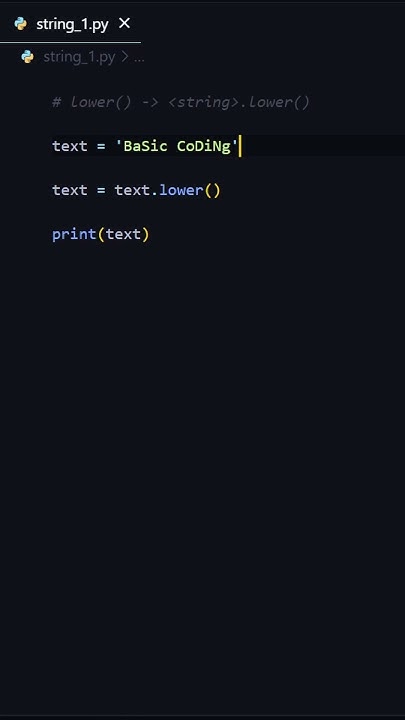 Lower String Method Day 147 Of String Methods Coding Python Pythonprogramming Youtube