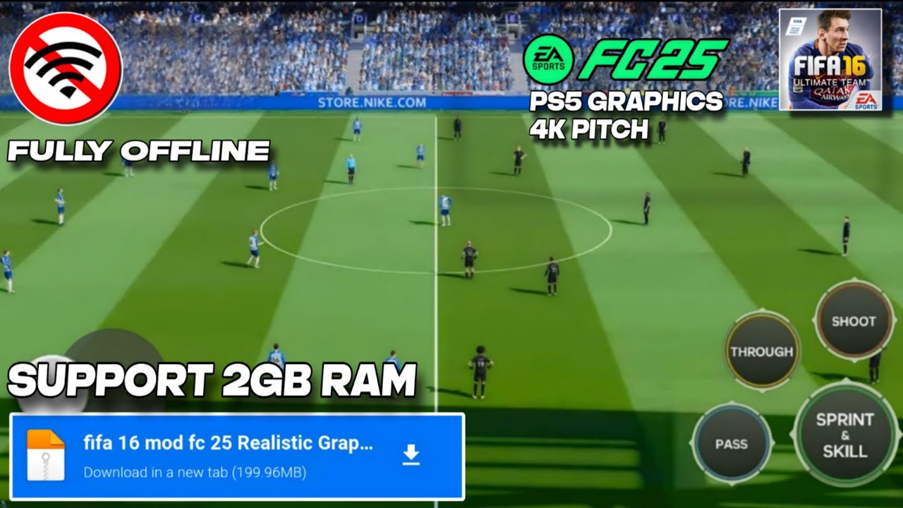 NEWEST ! FIFA 16 MOD EA FC 25 Android Offline | PS5-Level Graphics ...