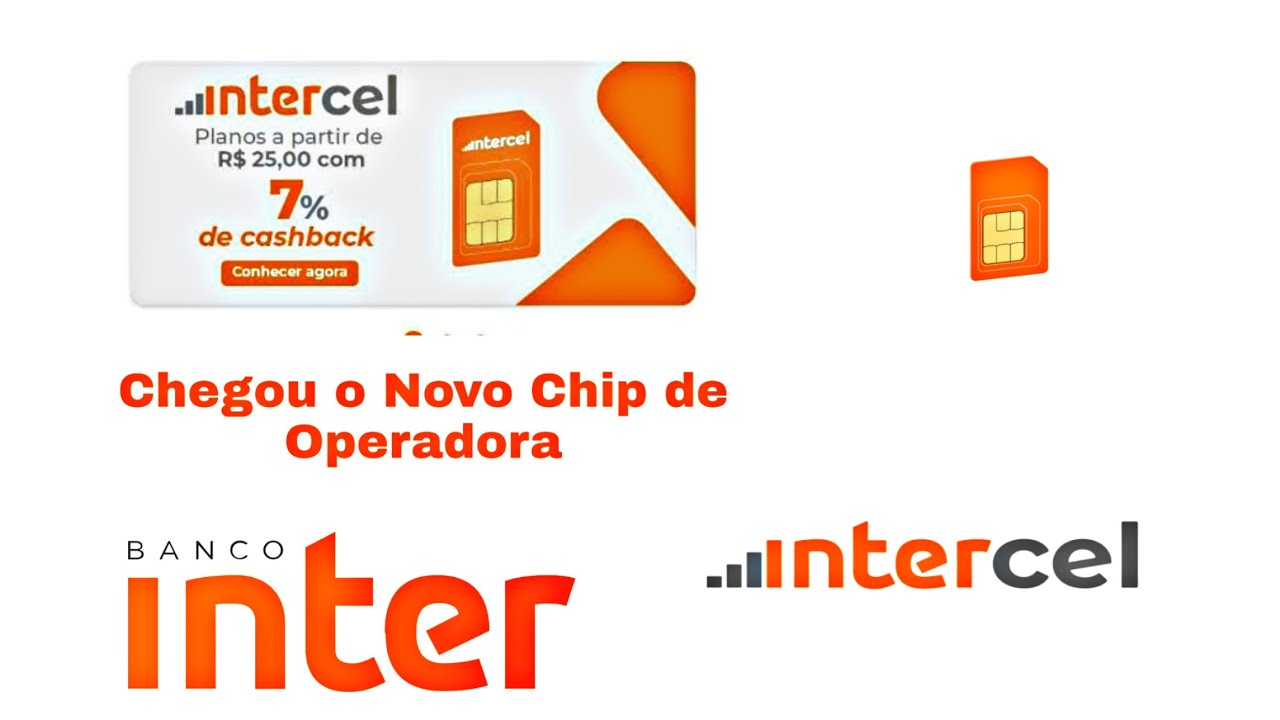 CHEGOU O NOVO CHIP DE OPERADORA INTECEL - YouTube