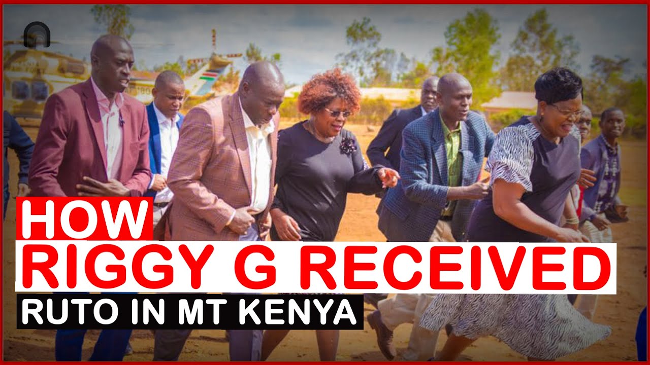 Riggy G Running to Receive Ruto In Muranga Goes Viral | News54 - YouTube