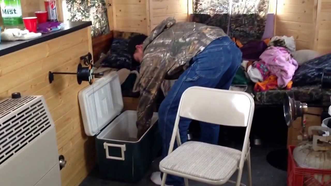 Ice Castle on Gull Lake through Pike Point Resort - YouTube