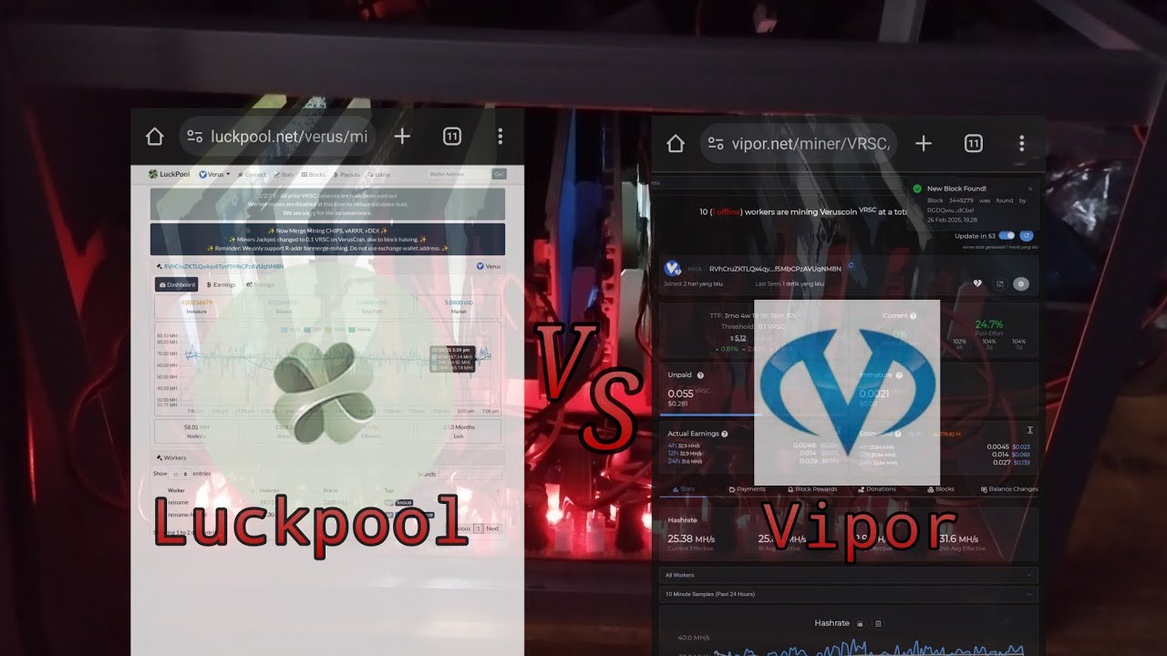 Mining Verus. Sebelum mining di Vipor, tonton dulu video ini. Perbandingan Luckpool vs Vipor. # ...