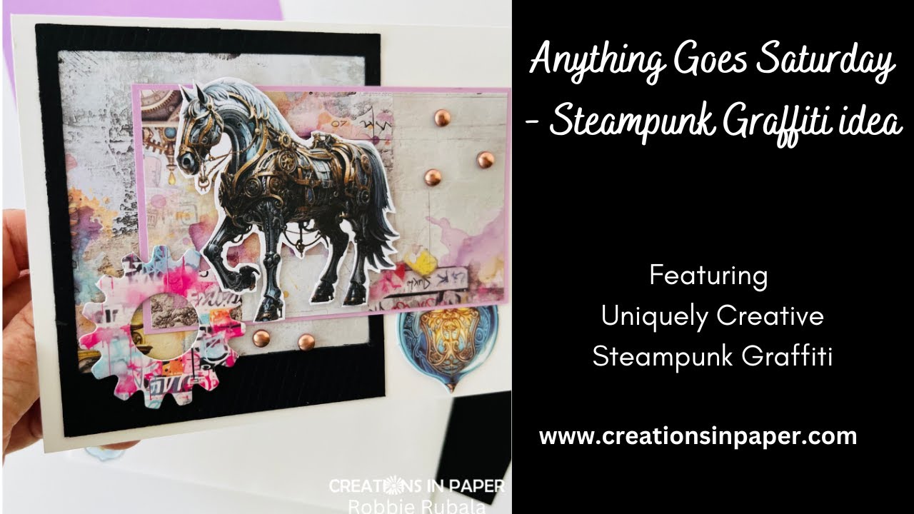 Anything Goes Saturday - Steampunk Graffiti idea - YouTube