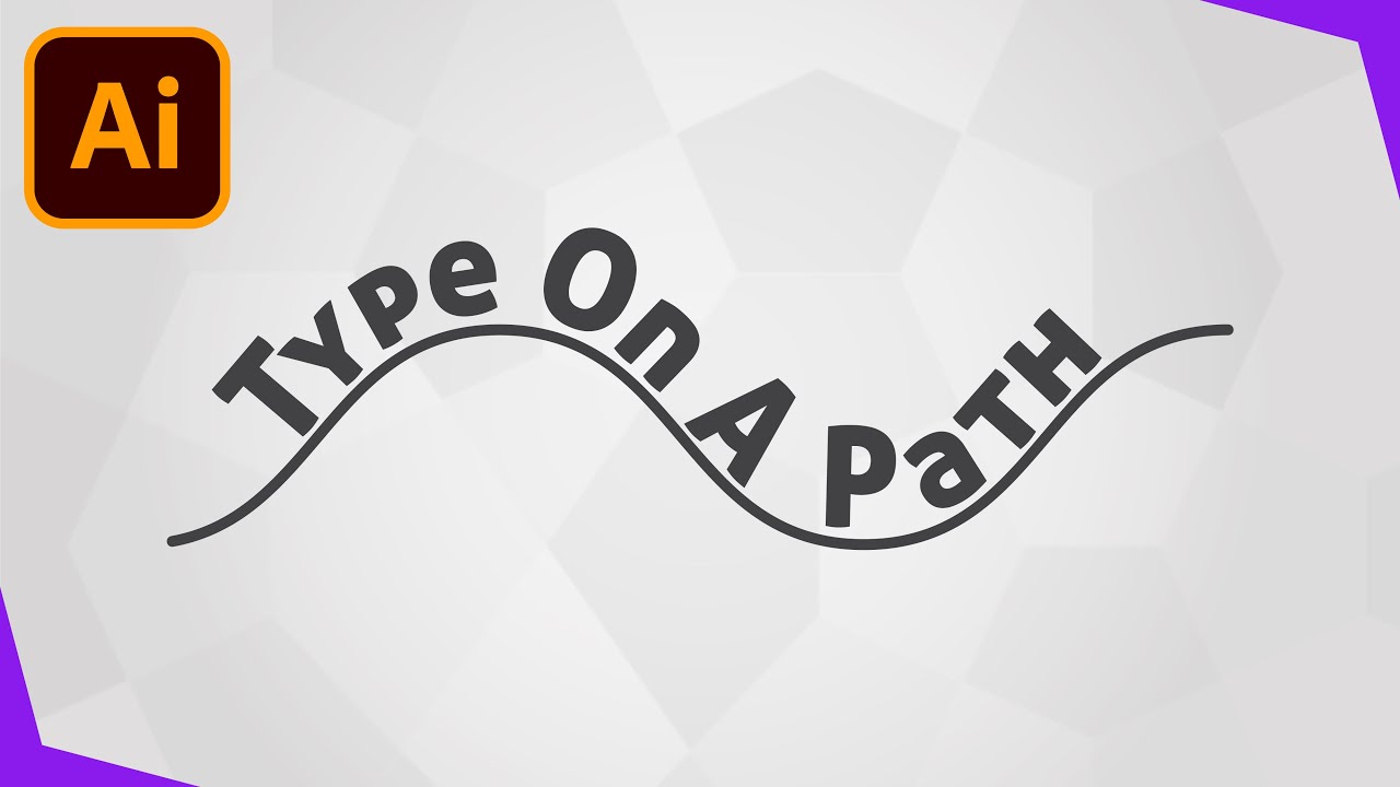 How To Type On A Path In Adobe Illustrator YouTube How To Type On A Path In Adobe Illustrator YouTube