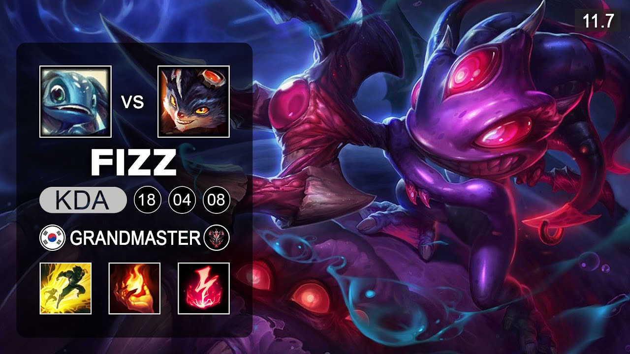 Mango Fish Fizz Mid vs Rumble - KR Grandmaster Patch 11.7 - YouTube