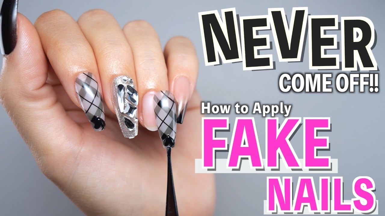 How to Apply Fake Nail Tips that Won't Come Off All Day💅【ASKA NAILS ...