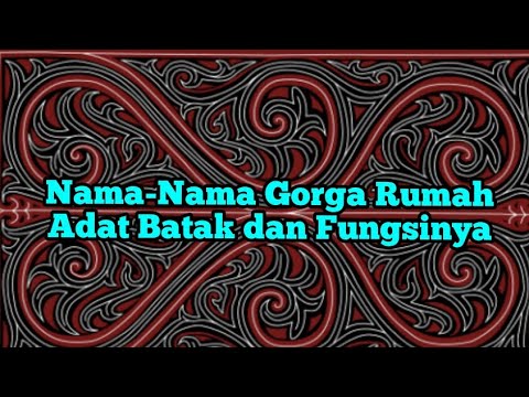 Gorga Rumah Adat Batak - YouTube