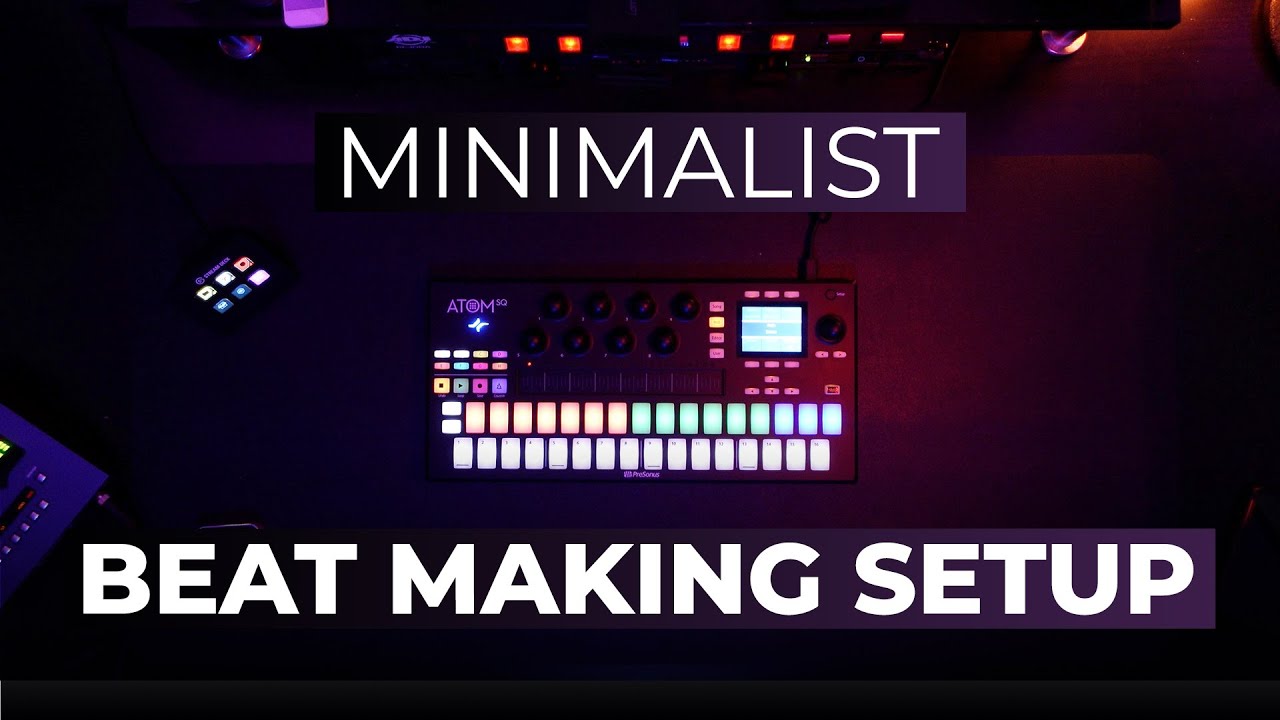 My New 2021 Minimalist Beat Making Setup - YouTube