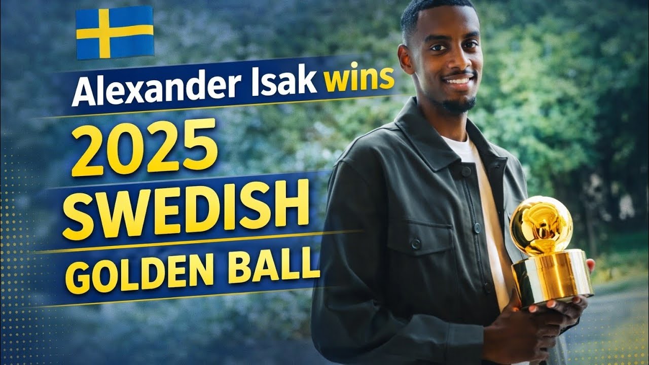 WORLD SHOCKED AS ALEXANDER ISAK CLAIMS GULDBOLLEN 2025 AFTER DOMINATING ...