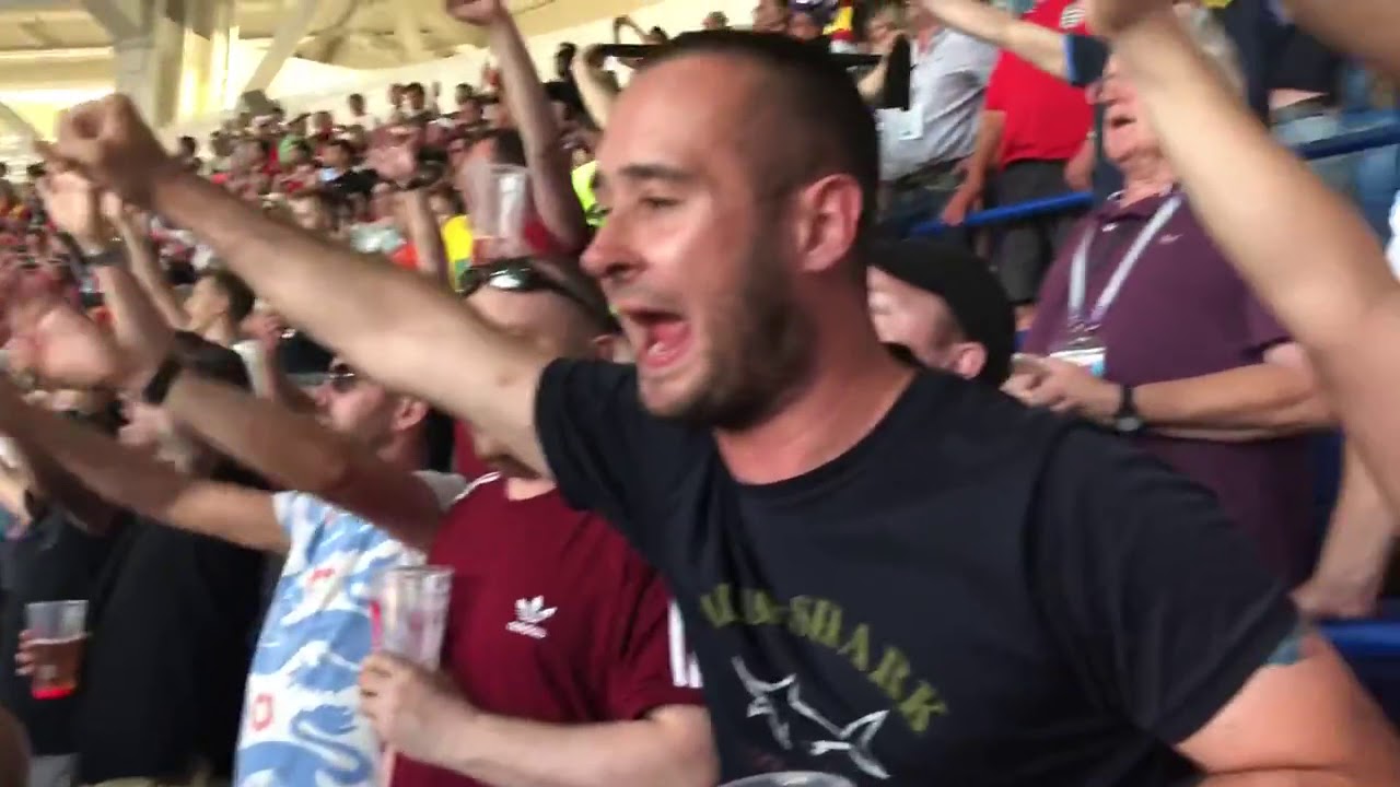 GOD SAVE THE QUEEN NO SURRENDER England v Belgium World Cup 2018 - YouTube