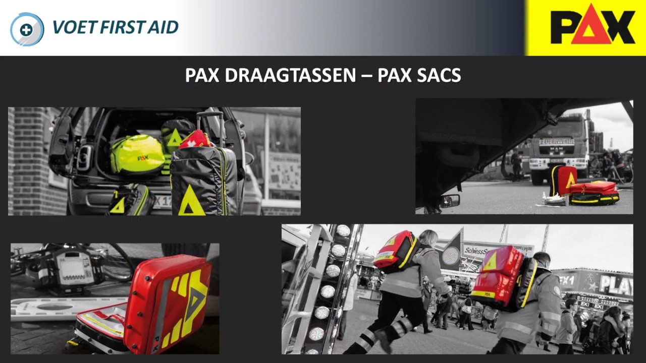 Voet First Aid Pax Bags - YouTube
