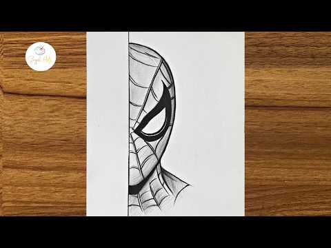 How to Draw Spider-Man for beginners || Drawing tutorial for beginners || Spiderman Drawing Tutorial