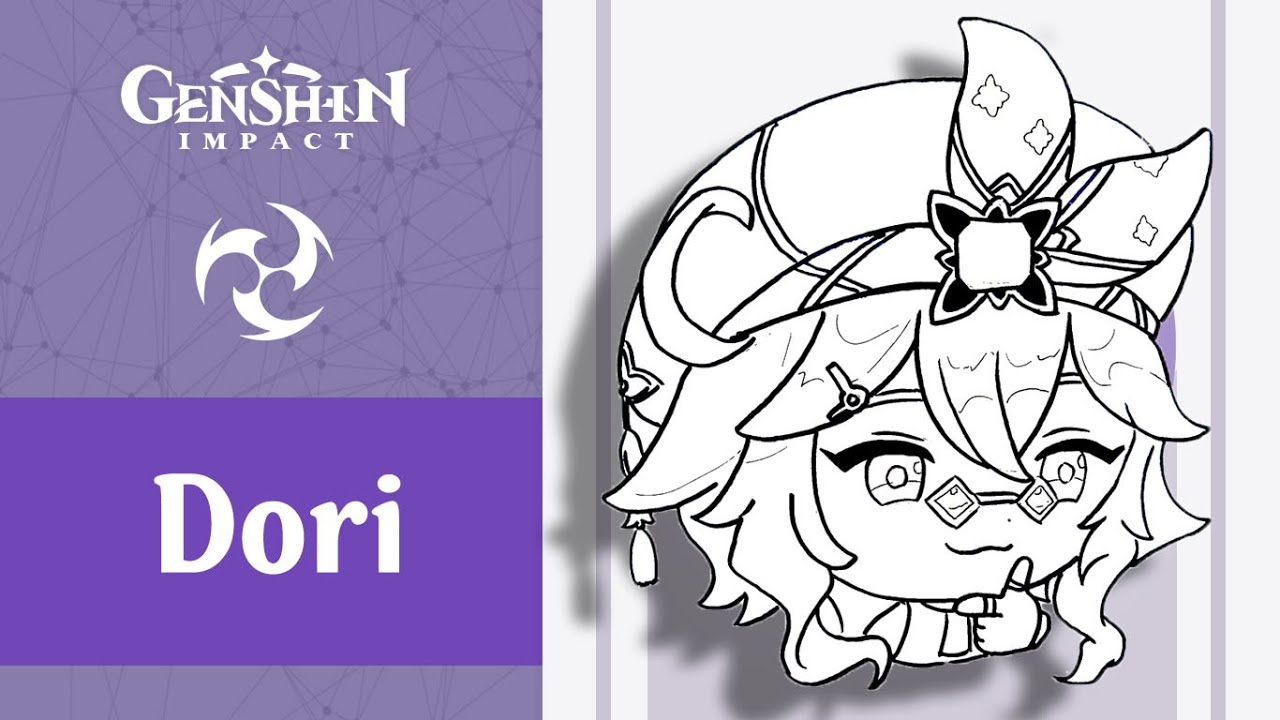 How to Draw Dori | Genshin Impact - YouTube
