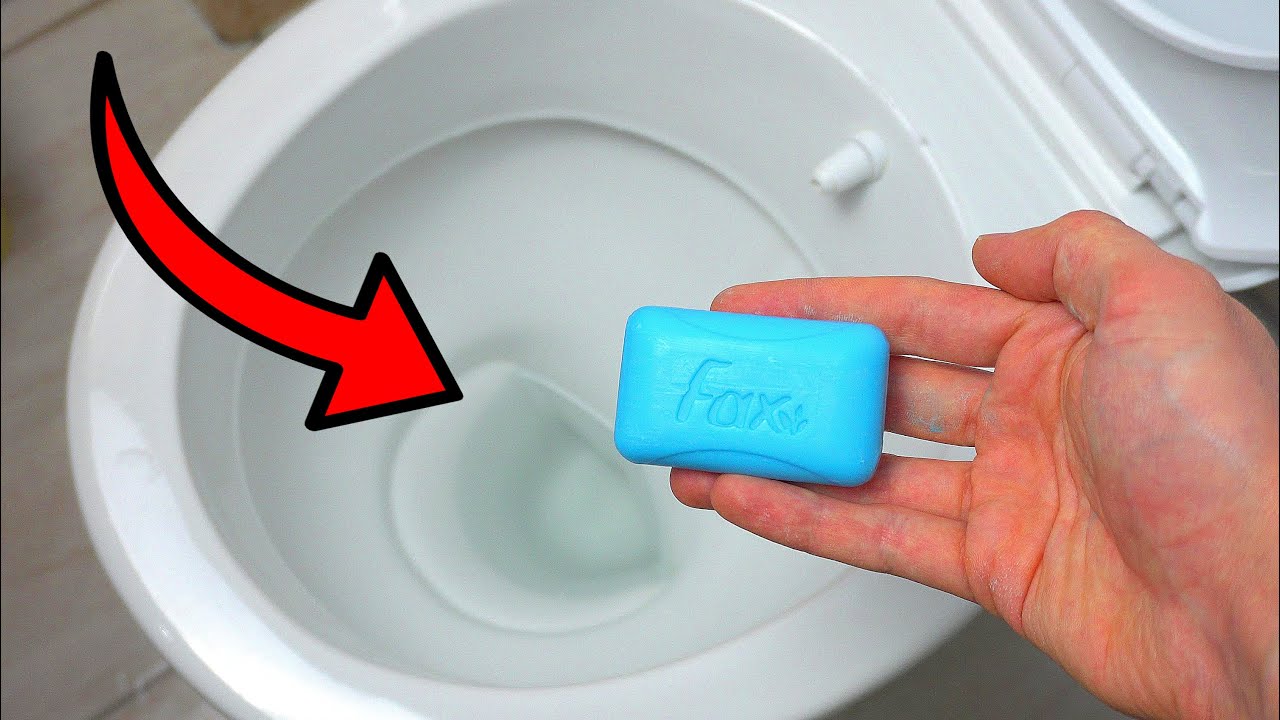 Throw soap in your toilet 😱 You won't believe the amazing result - YouTube