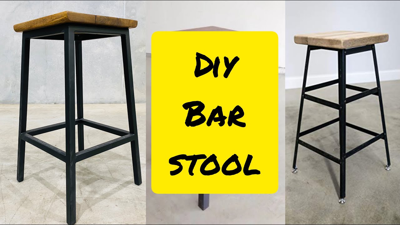 Metal Stool - Simple Bar Stool - YouTube