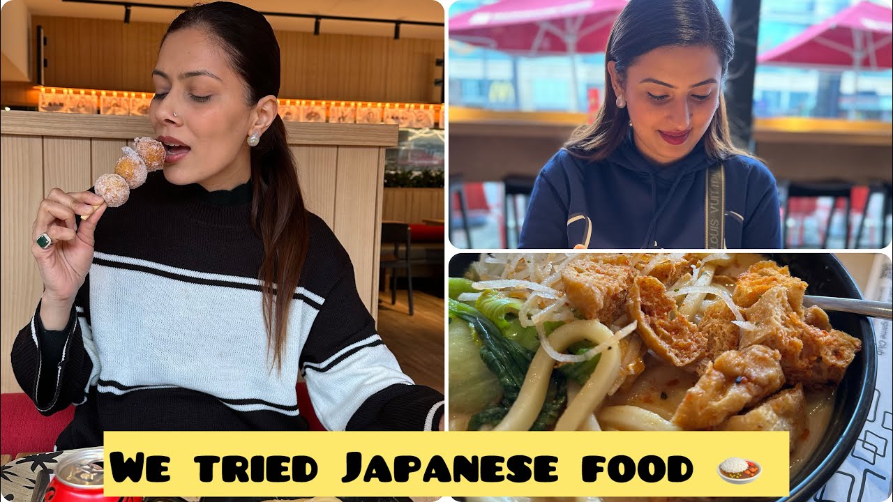 Ashi tried Japanese cuisine and loved it ️| Indian family in UK 🇬🇧 ...