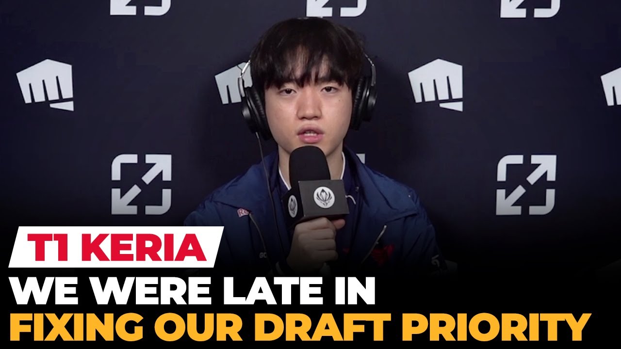 Keria after T1 vs BLG 🗣️ Biggest regret? T1 and Lane Swap Meta? | MSI 2024 Press | Ashley Kang ...