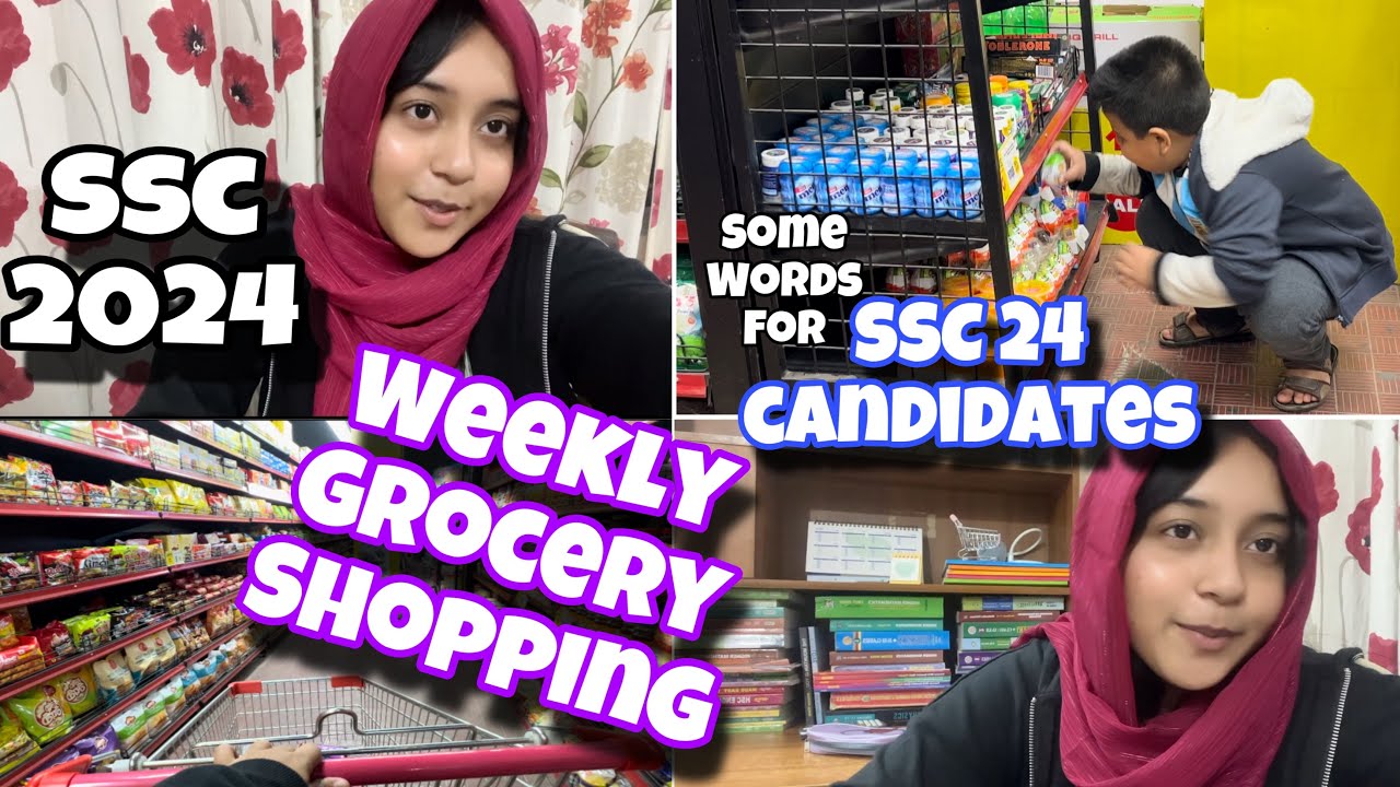 SSC 2024‼️|Weekly grocery shopping🛍️|Chichat with SSC 24 candidates|My ...
