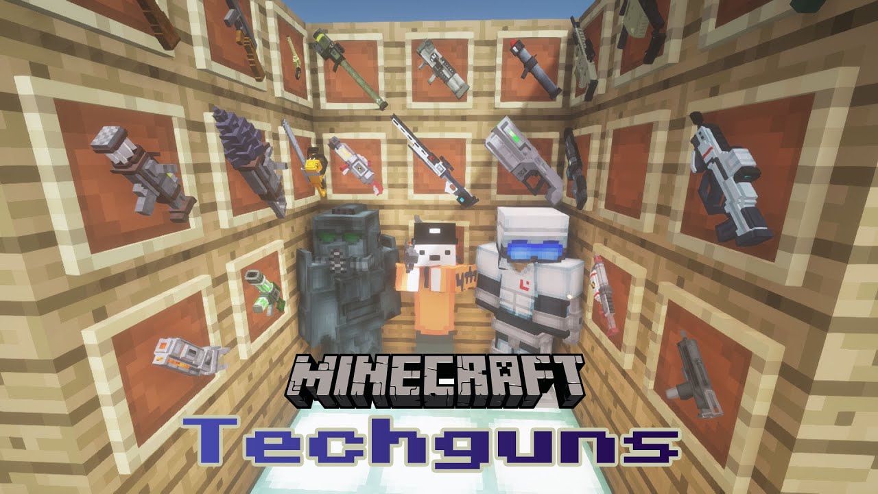 Techguns | Những khẩu súng mạnh nhất Minecraft - YouTube