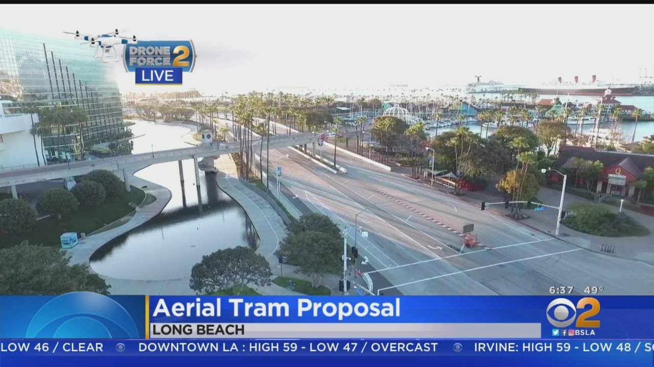 Long Beach Considering Aerial Tram To Connect Its Major Attractions ...