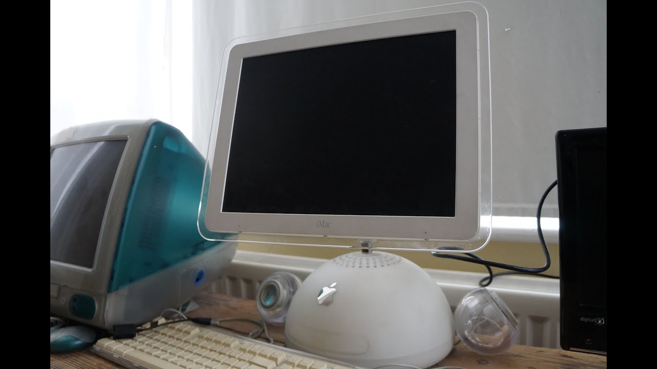 A quick look at a 2002 15" iMac G4! - YouTube
