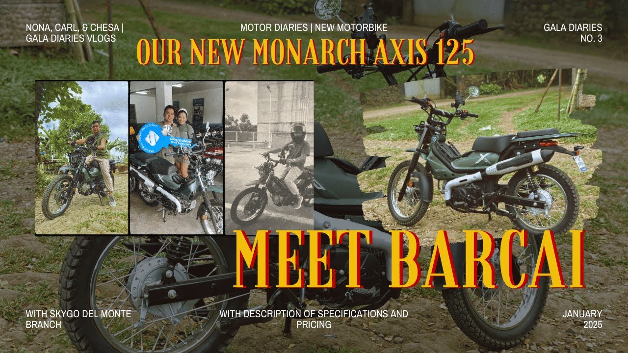 Monarch Axis 125 cutie! 🫶🏻 Meet Barcai. 🏍️ - YouTube