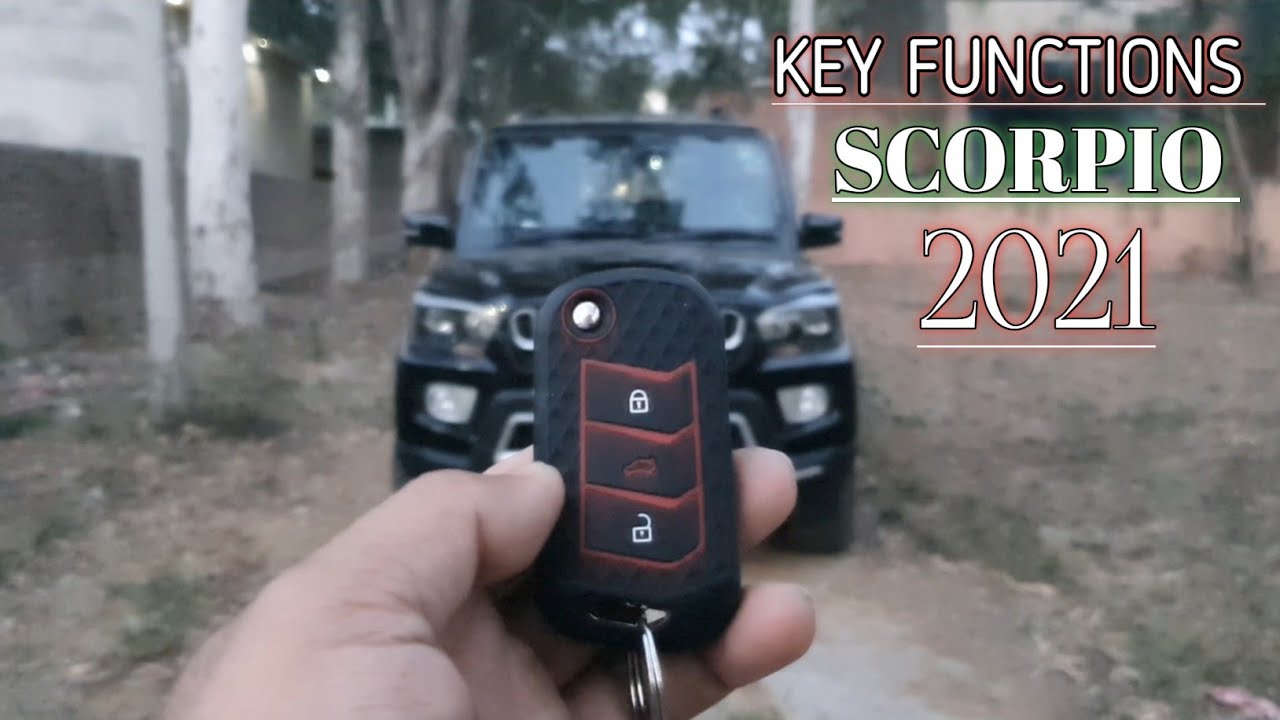 2021 scorpio key(RKE) functions|features| detailed information in hindi ...