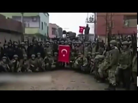 Silopi Sokaklarında Kahramanlarımız Komando Marşıyla İnlettiler