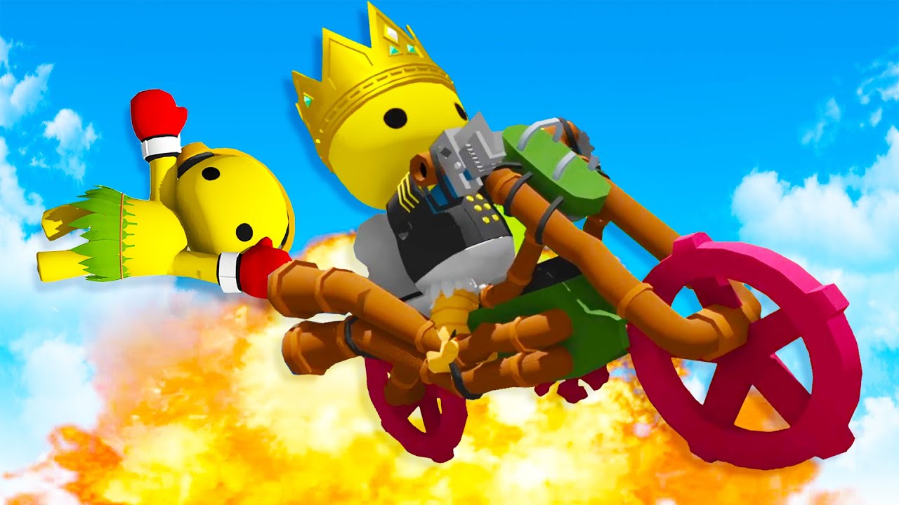 We Build a Motorcycle out of Stinky Garbage and It's Amazing in Wobbly ...