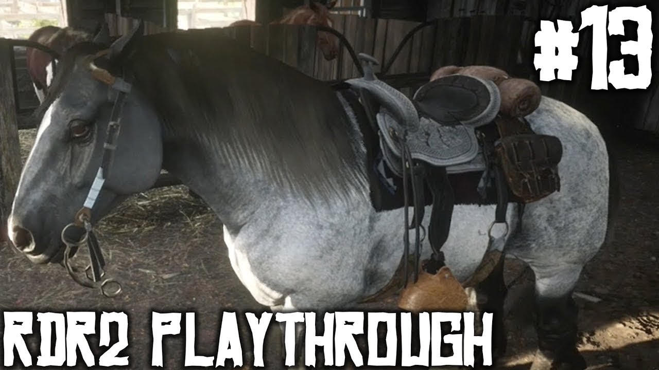 Red Dead Redemption 2 Playthrough #13 | Unlocking the War Horse! - YouTube