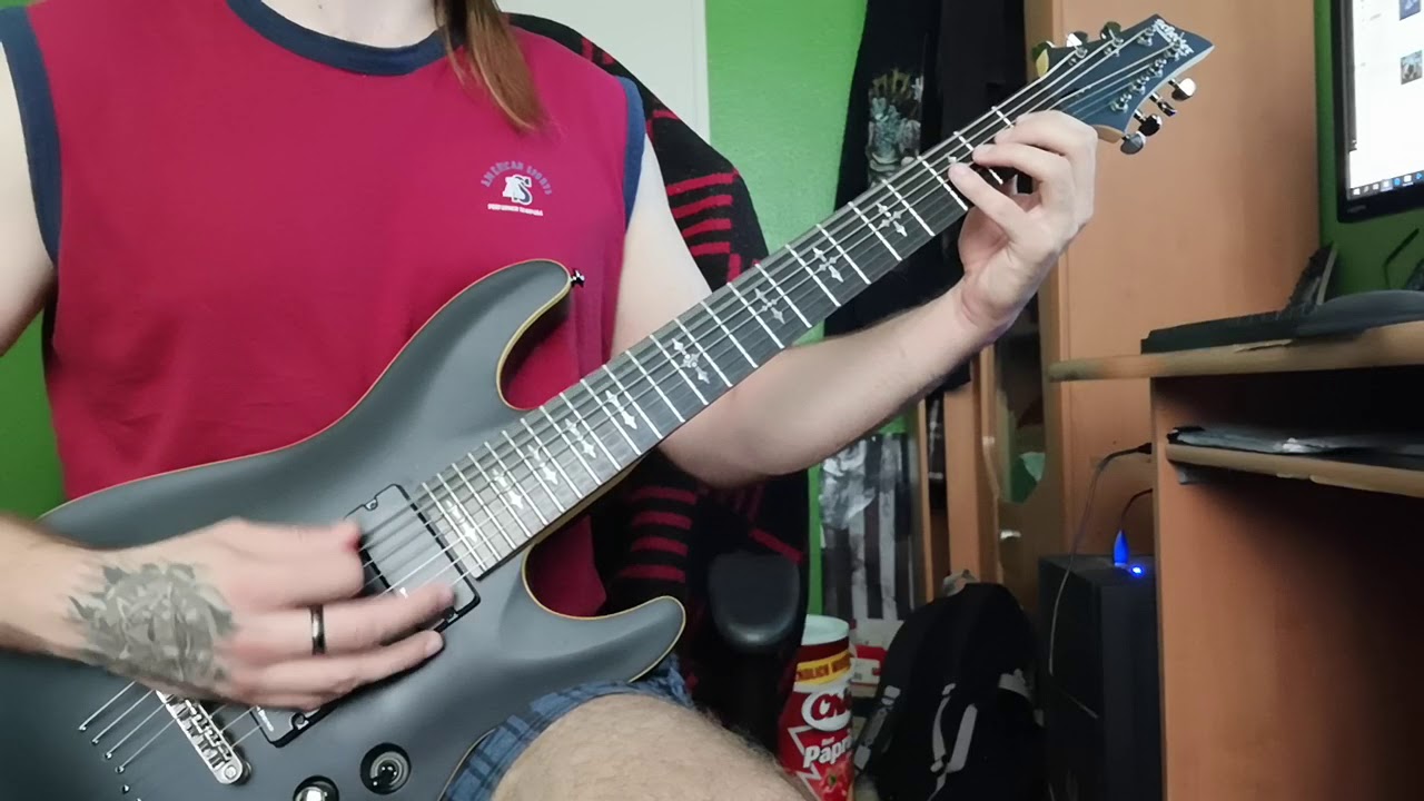Acranius - Life Sustainment To Continue Mutilation Guitar Cover - YouTube
