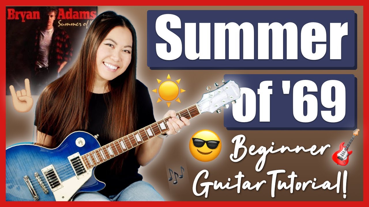 Summer of '69 Bryan Adams Beginner Guitar Lesson EASY Tutorial 🎸 Chords ...