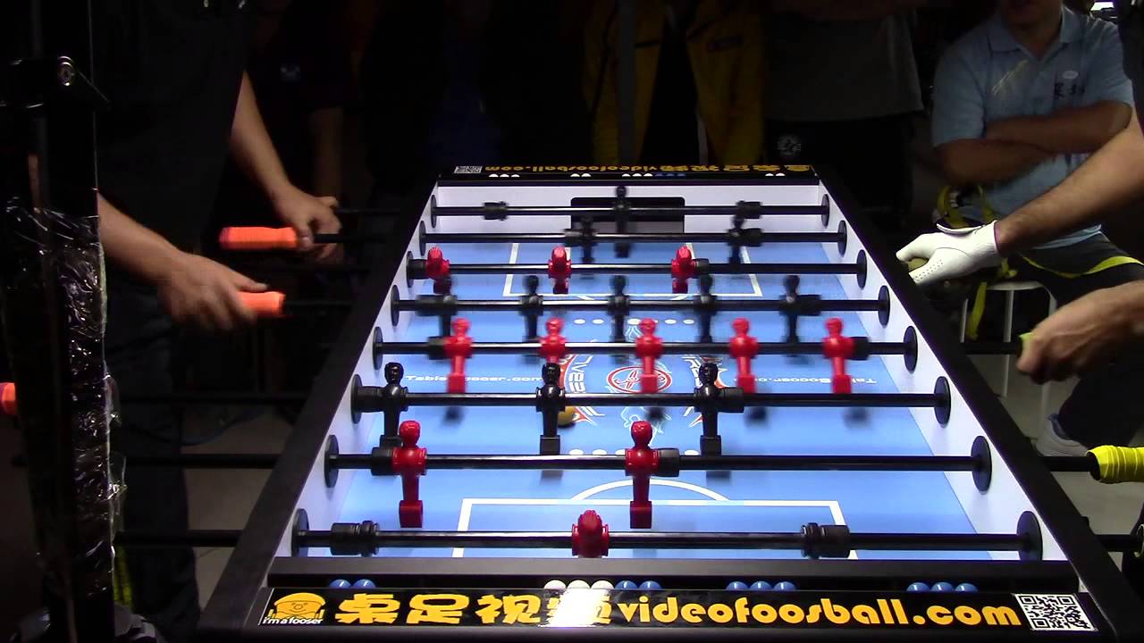 2014 Dalian foosball open single Jamal VS Jack - YouTube