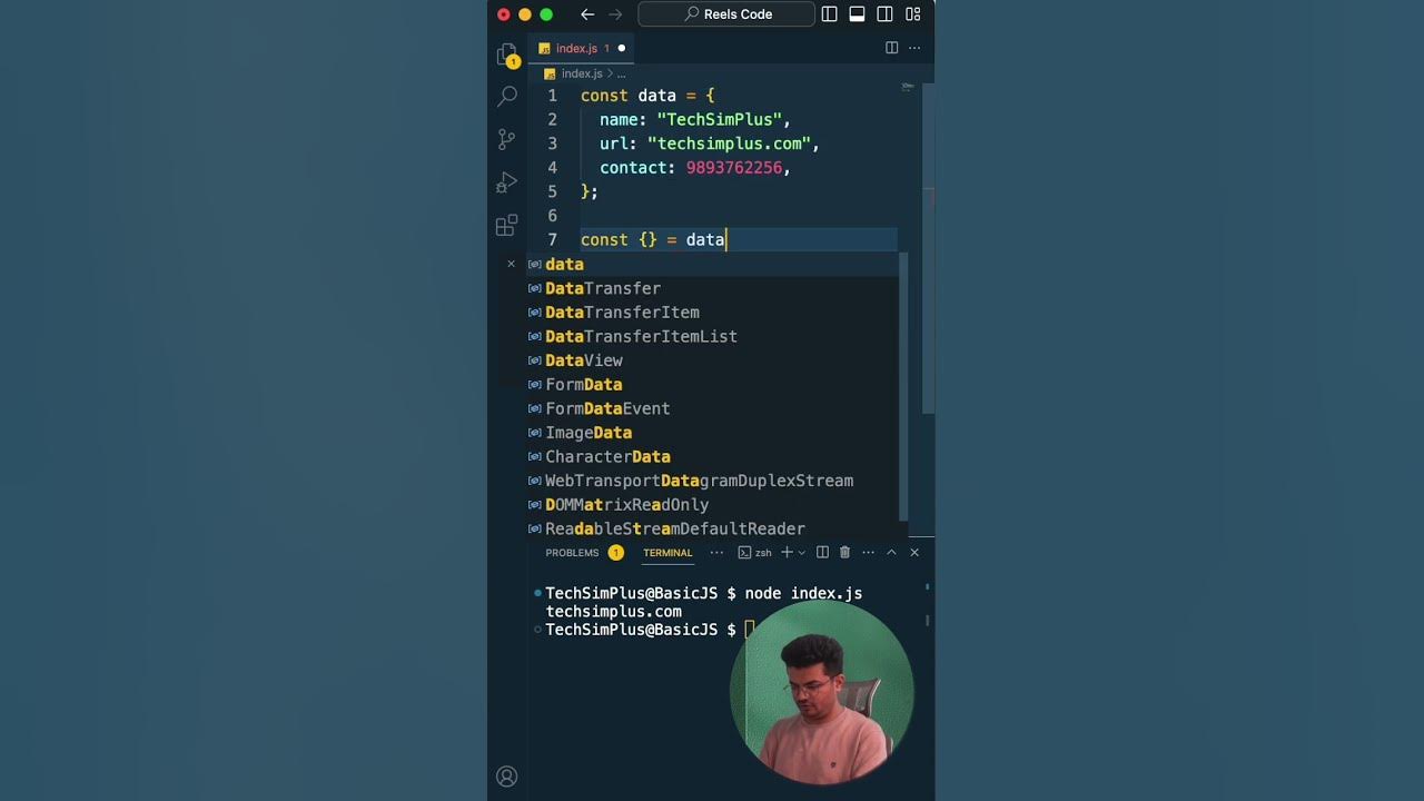 Object Destructuring In Javascript Javascript Nodejs Reactjs Programming Coding Trending