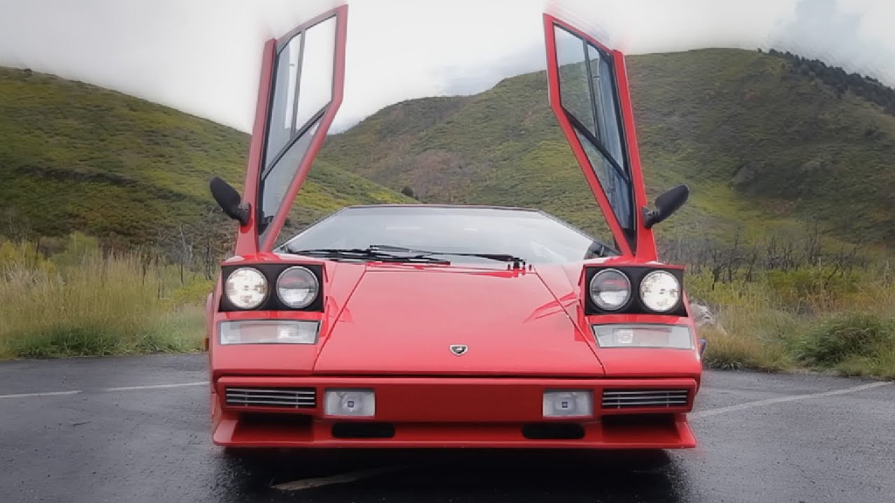 LAMBORGHINI COUNTACH V12 / DRIFT, BURNOUT, SOUND "COMPILATION" - YouTube