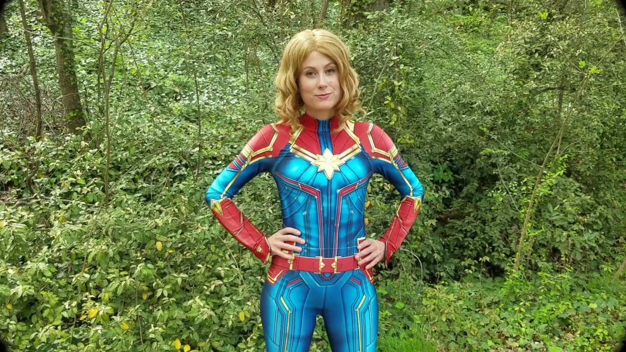 Captain Marvel Birthday Party - Atlanta GA - Georgia Superhero Costumed ...