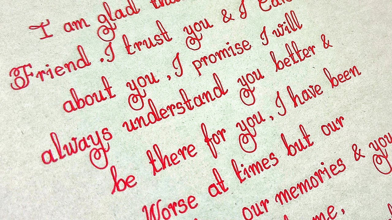 Handwriting practice | English handwriting tutorial | cursive Writing ...