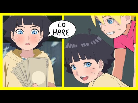 Himawari entiende el capitalismo de Trump con su compañero de equipo - Comic Boruto