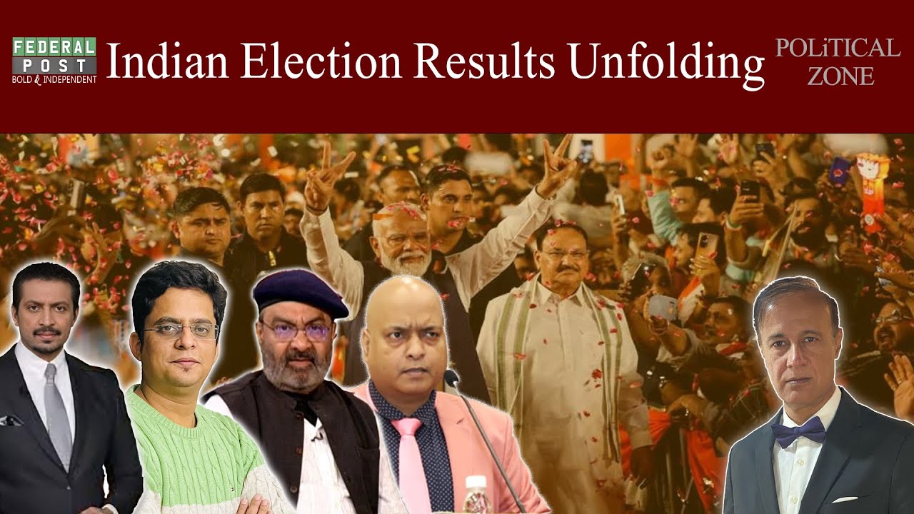 LIVE | POLITICAL ZONE | Indian Election Results Unfolding - YouTube
