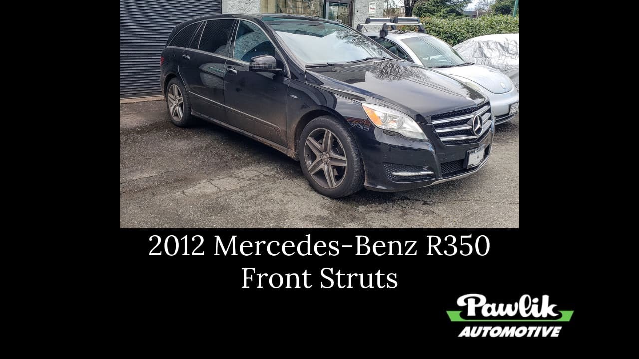 2012 Mercedes Benz R350, Front Struts - YouTube