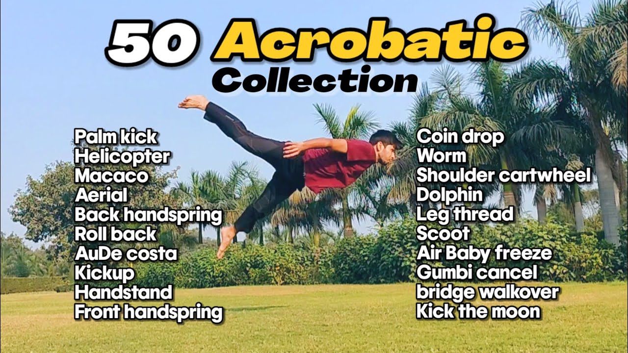 50 Acrobatic/Breakdance Moves Collection by Bboy Draw - YouTube