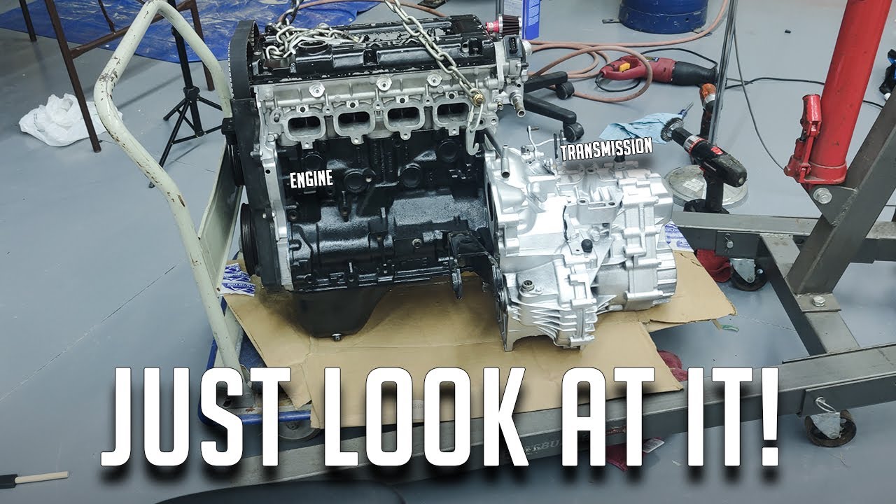 Engine and Transmission are Ready! | Mitsubishi Galant VR-4 | Vic the ...