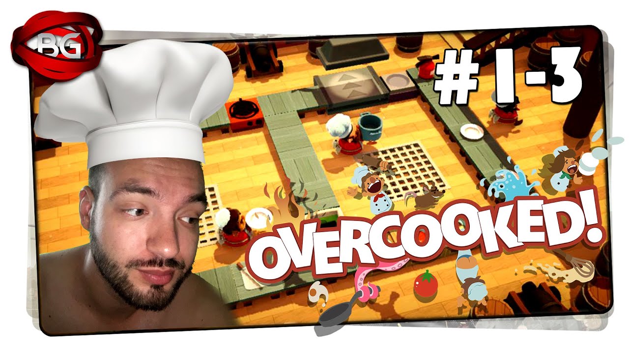 Overcooked Level 1-3 Walkthrough 3 Stars - YouTube