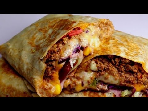 Burrito Wrap Recipe | Beef Burrito Recipe | Arabic Burrito Recipe ...