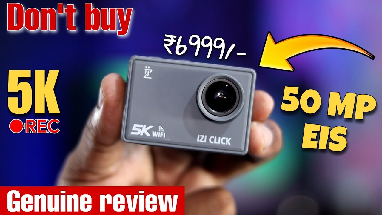 IZI CLICK ACTION CAMERA Full Detail Review | Don't buy 👎 - YouTube