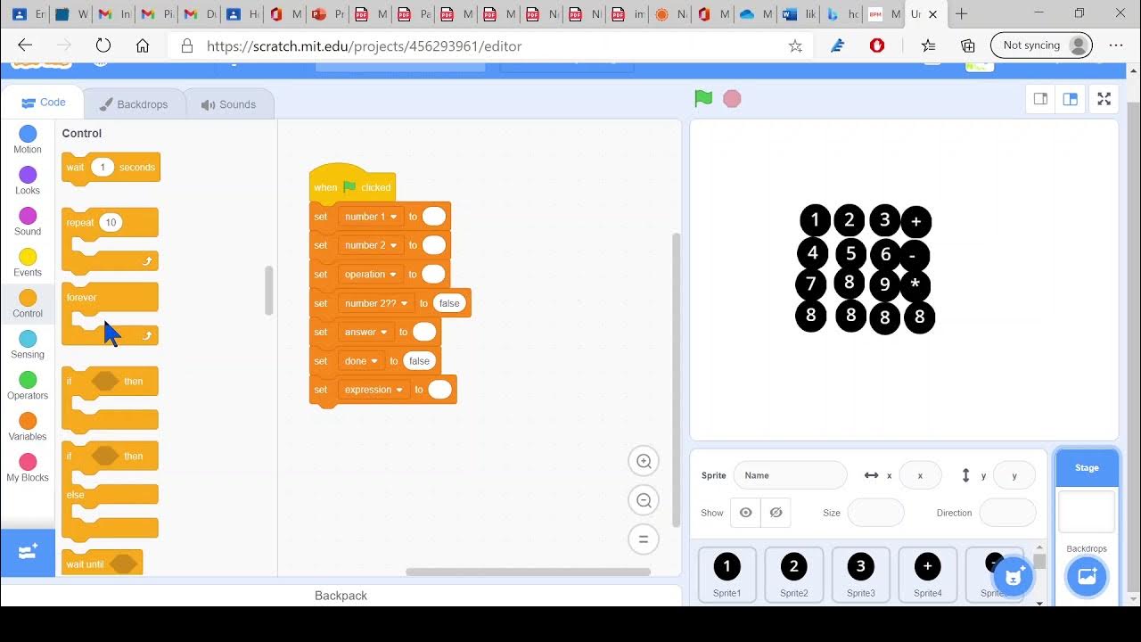 Calculator in scratch - YouTube