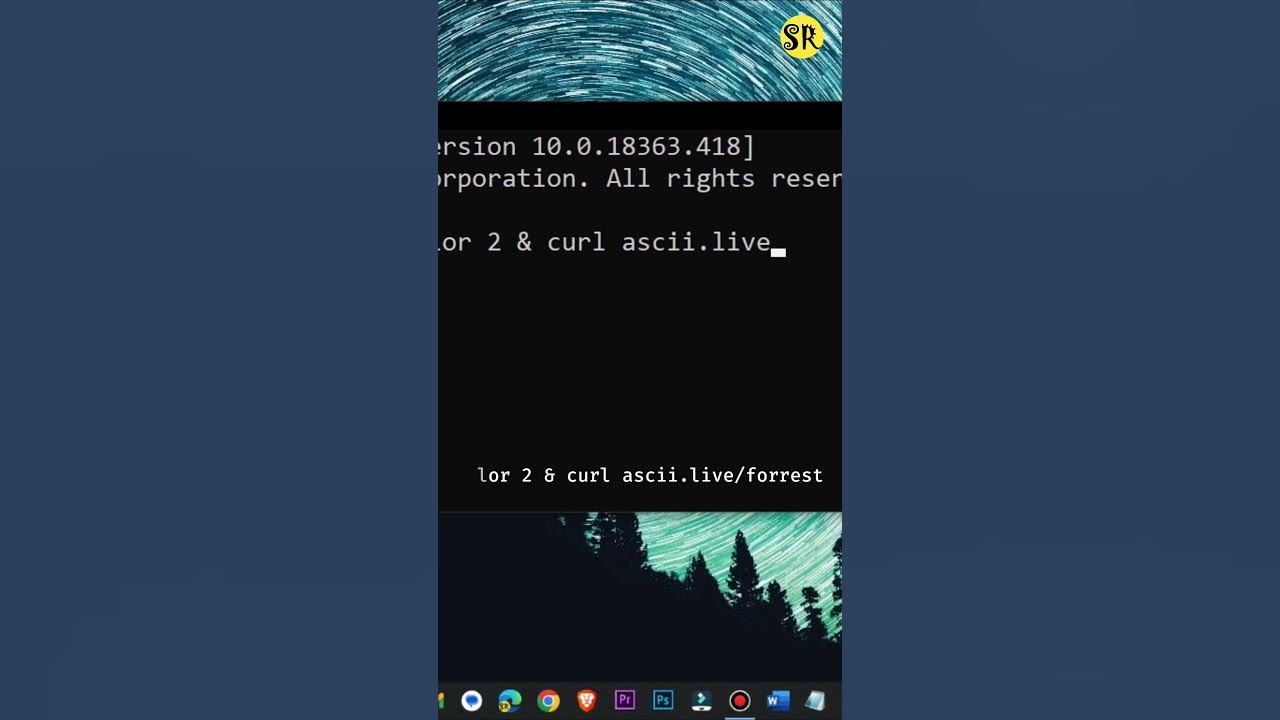 Man running in CMD | Cool Command Prompt Trick | CMD Hack |#shorts #youtubeshorts #viral - YouTube